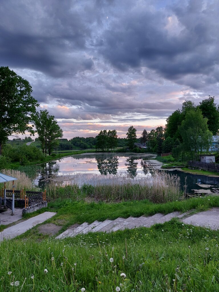 Pınar, çay Spring, stream, Vologodskaya oblastı, foto