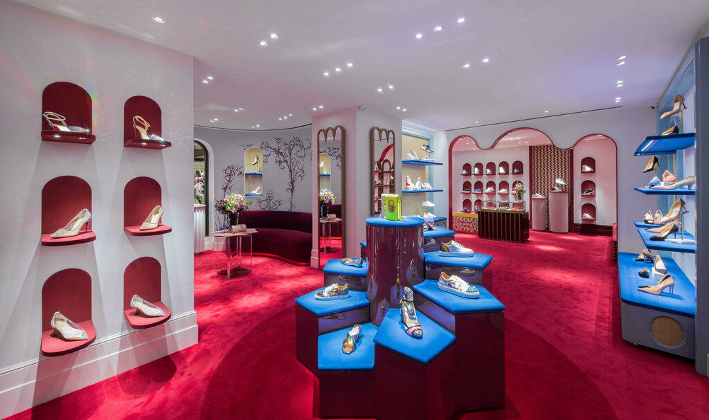 Ayakkabı malzemeleri Christian Louboutin Hong Kong Landmark Prince’s, Hong Kong, foto