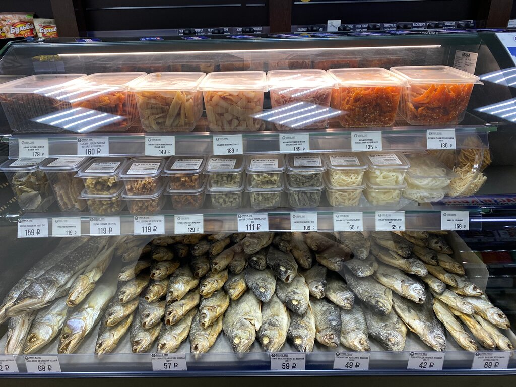 Bira dükkanı Podkryshechku, Arhangelskaya oblastı, foto