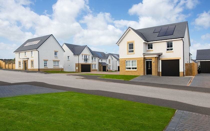 Arazi dizisi David Wilson Homes - Rosewell Meadow, Midlothian Konseyi, foto