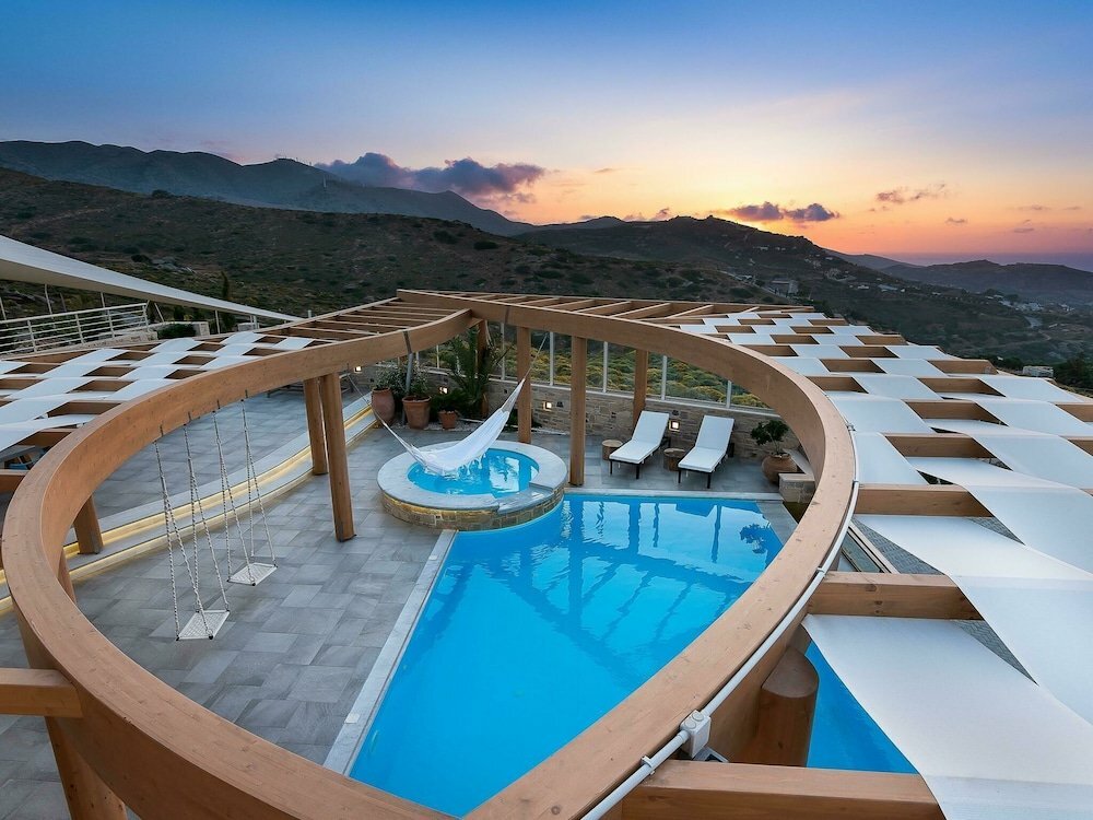 Otel Luxury Villa With Heated Pool in Agia Pelagia, Girit, foto