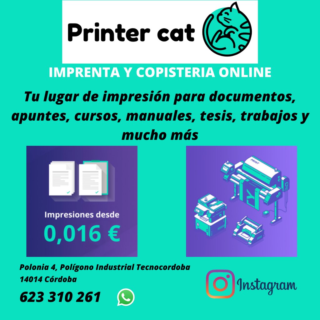 Fotokopi dükkanları Printer Cat, Córdoba, foto