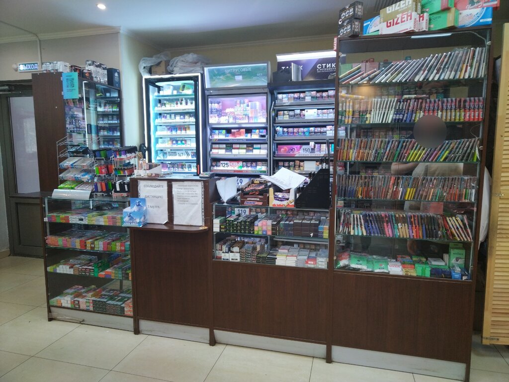 Tütün, sigara mağazaları Табак, Moskova, foto