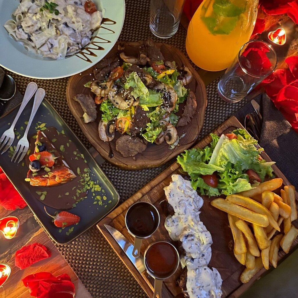 Nargile kafeler Navai, Taraz, foto