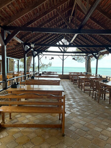 Рыбацкий дворик (Autonomous Republic of Abkhazia, Town of Bichvinta, Pitsunda Nature Reserve), kafe  Pitsunda'dan