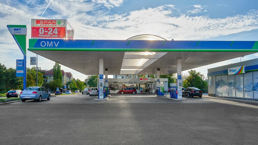 Otogaz dolum istasyonu Spar express, Veszprem, foto