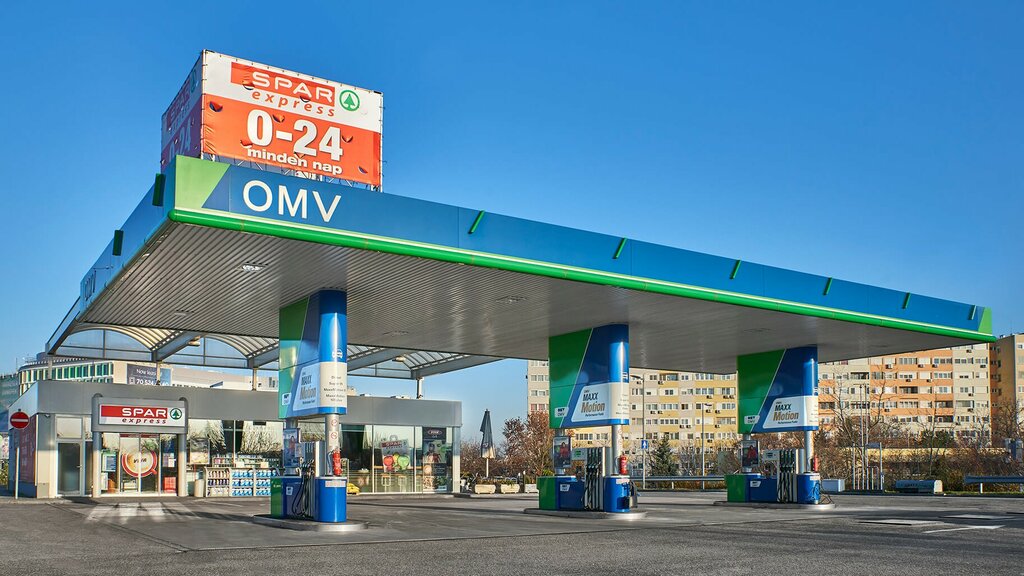 Otogaz dolum istasyonu Spar express, Budapeşte, foto