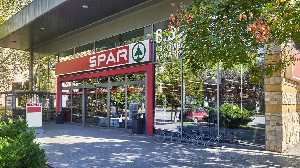 Süpermarket Spar szupermarket, Dünya, foto