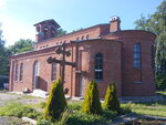 Крест у Троицкой церкви в Ломоносове (Oranzhereynaya Street No:19), şapel, haç anıtı  Lomonosov'dan