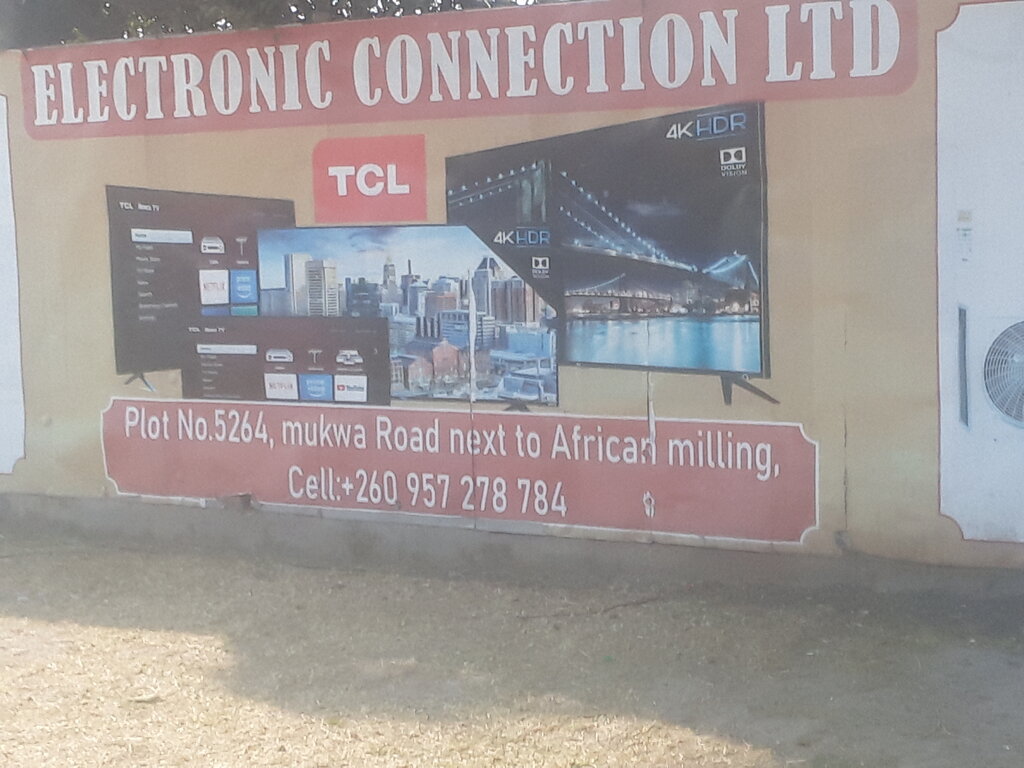 Elektrik ve elektrikli ürün mağazası Electronic Connection Ltd, Lusaka, foto