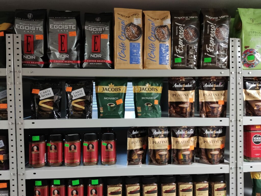 Kahve dükkanı Parallel, Saint‑Petersburg, foto