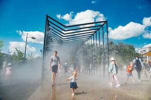 Fountain (Moscow Region, Pshkinskiy Urban District, Ivanteyevka, Pervomayskaya ploshchad), çeşme  İvanteyevka'dan