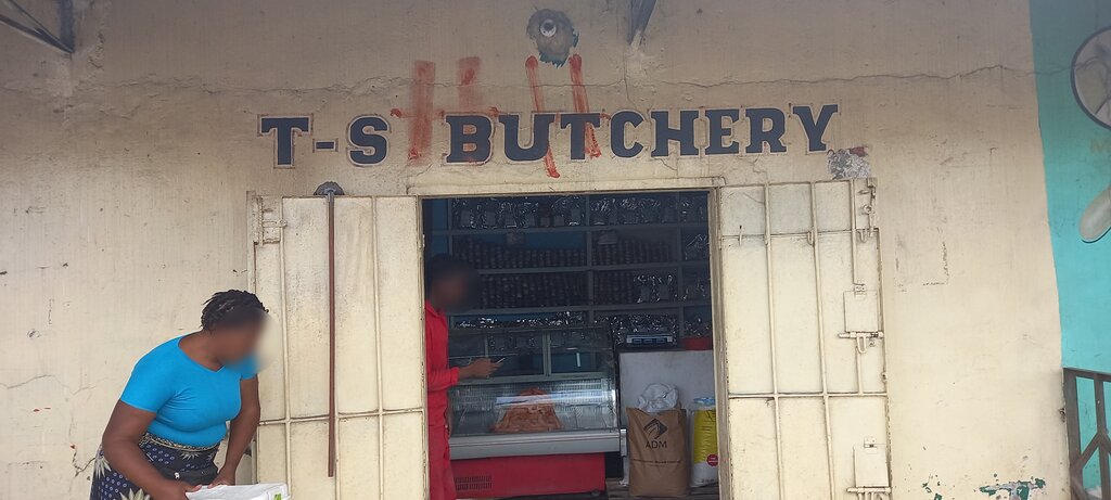 Kasap, şarküteri T-S butchery, Lusaka, foto