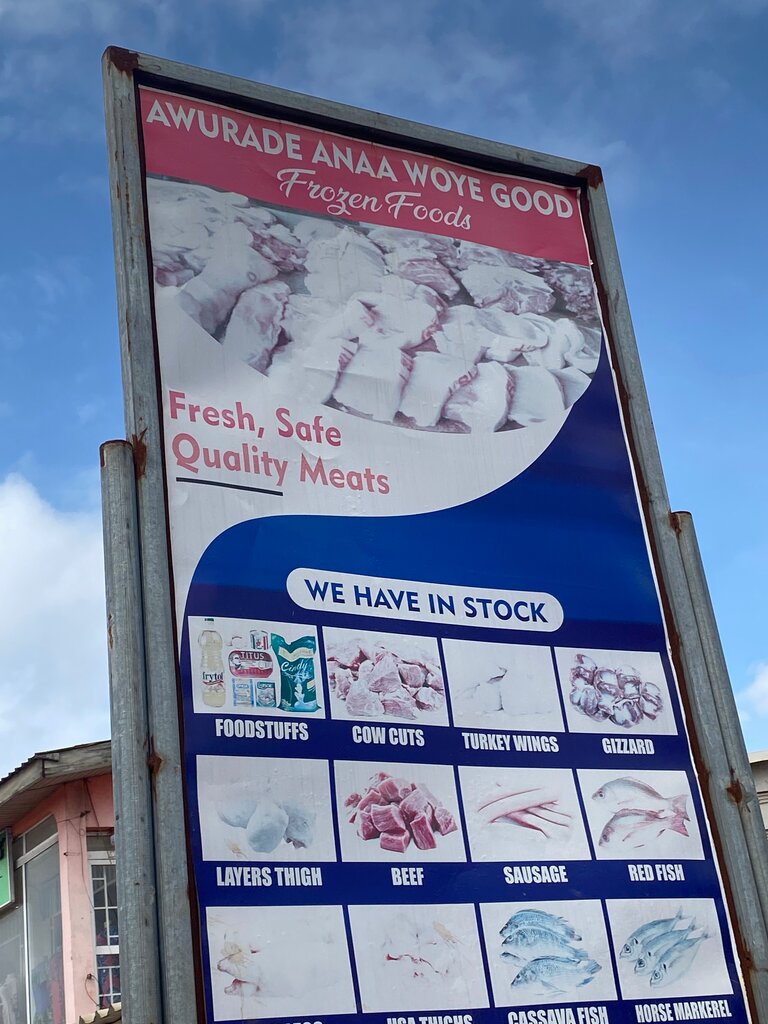 Kasap, şarküteri Awurade Anaa Woye Good Cold Store, Dünya, foto