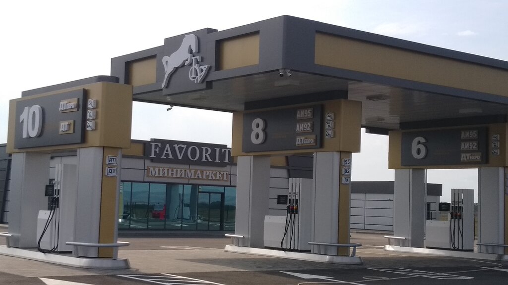 Benzin istasyonu Favorit, Kuzey Osetya‑Alanya, foto