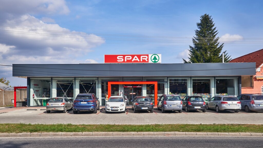 Süpermarket Spar szupermarket, Dünya, foto