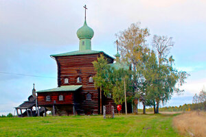 Church of Saint Nicholas the Wonderworker in Nizhny Pochinok (Kirov Region, Oparinskiy munitsipalny okrug, derevnya Nizhniy Pochinok), ortodoks kiliseleri  Kirovskaya oblastından