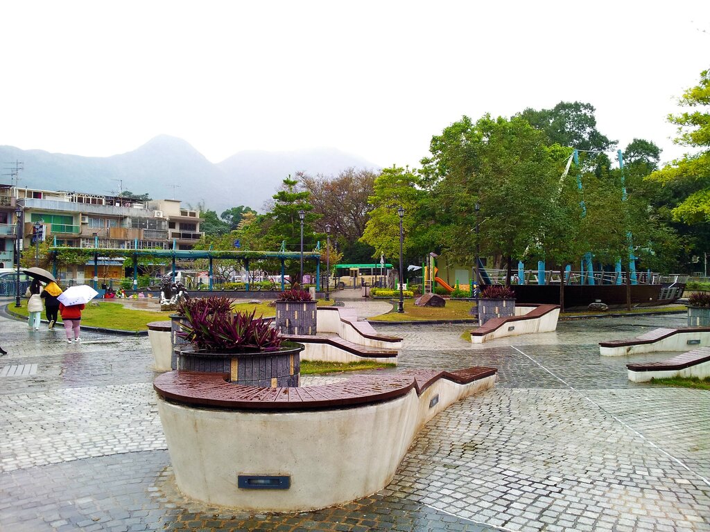Kültür ve eğlence parkları Fuk Man Garden, Hong Kong, foto
