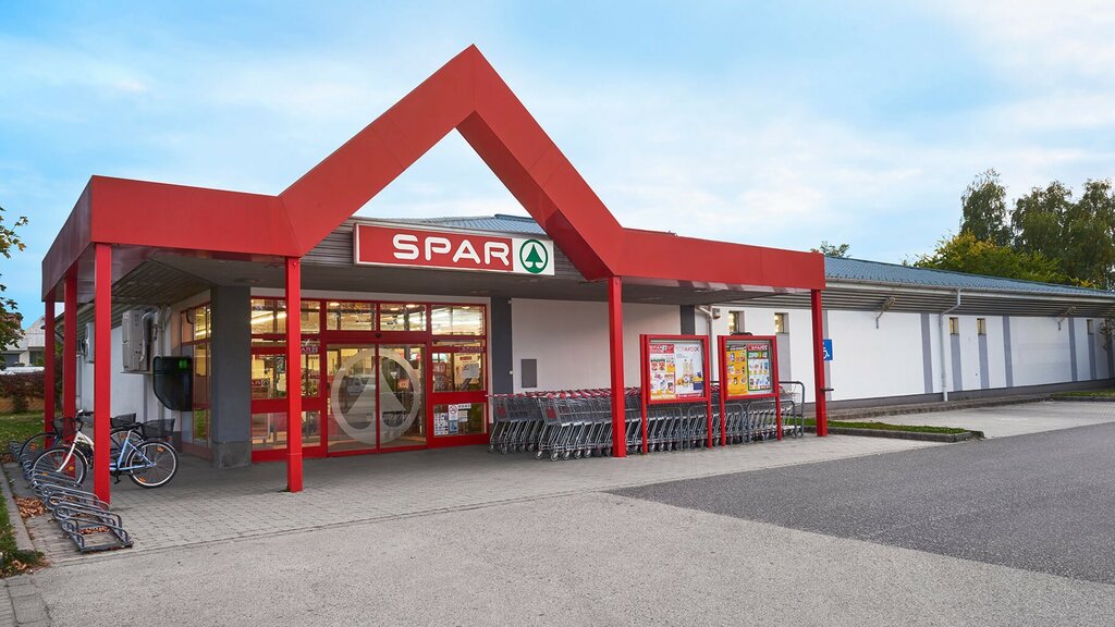 Süpermarket Spar szupermarket, Dünya, foto