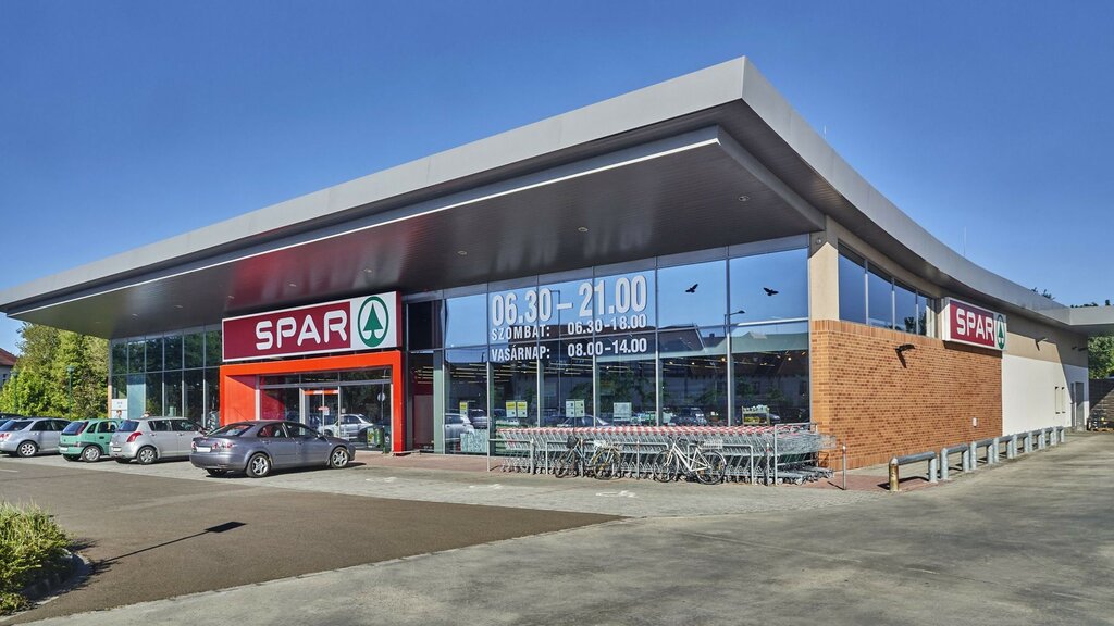 Süpermarket Spar szupermarket, Dünya, foto