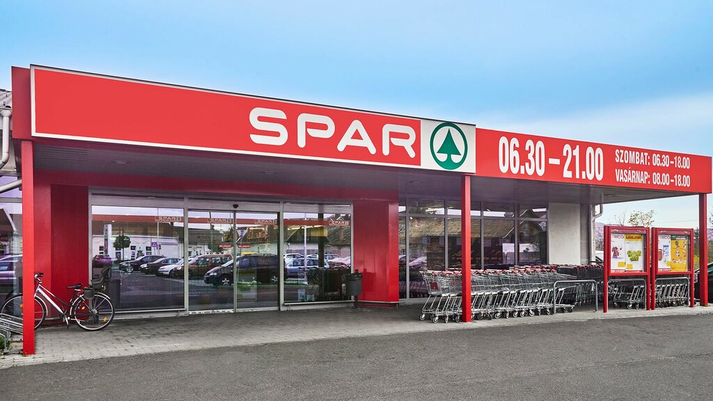 Süpermarket Spar szupermarket, Dünya, foto