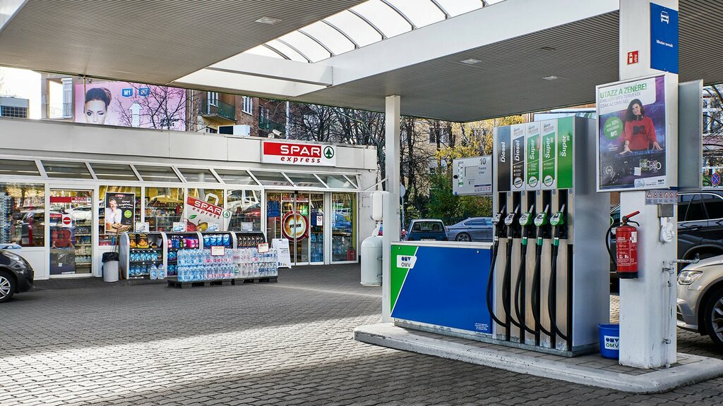 Otogaz dolum istasyonu Spar express, Budapeşte, foto