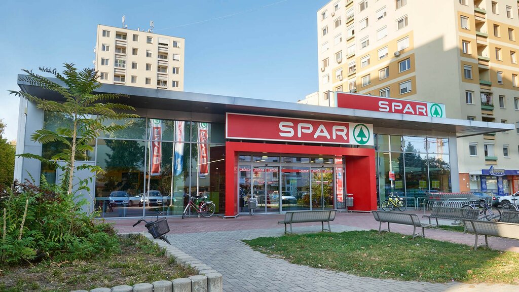 Süpermarket Spar szupermarket, Szeged, foto