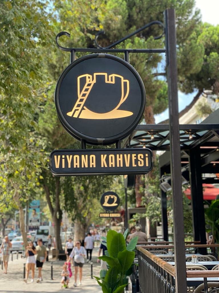 Kahve dükkanları Viyana Kahvesi Bağdat Caddesi, İstanbul, foto