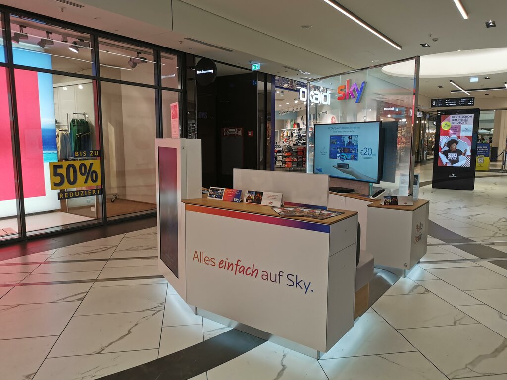 Televizyon kanalları Sky Shop, Berlin, foto