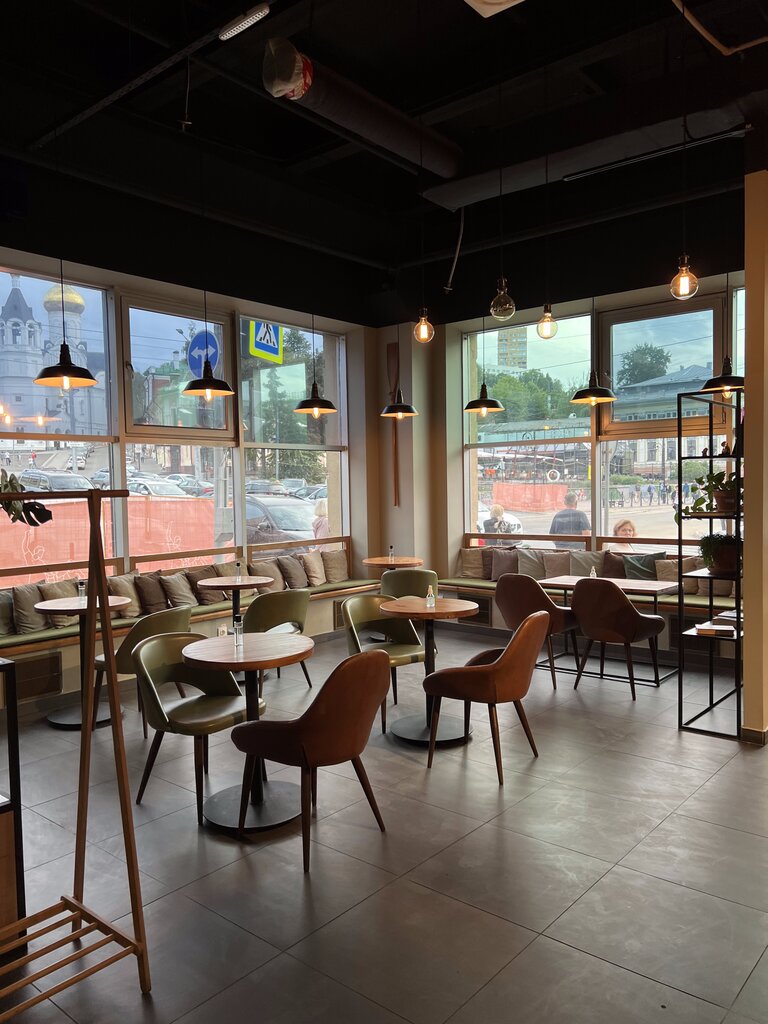 Kahve dükkanları Jeffreys Coffeeshop, Nijni Novgorod, foto