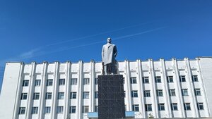 В.И. Ленин (Republic of Mari El, Kozmodemyansk, Tsentralnaya Square), anıt, heykel  Kozmodemyansk'tan