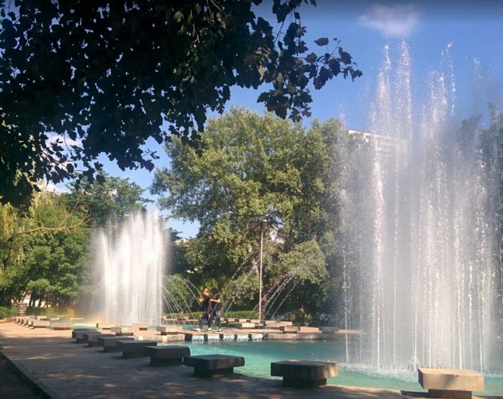 Kültür ve eğlence parkları Vaso Godziashvili Garden, Tiflis, foto