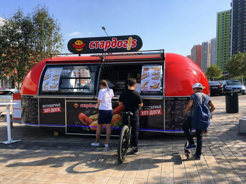 Fast food Hot dogs Boory, Moskova, foto