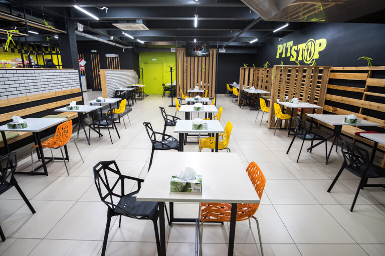Kantin, yemekhane PitStopNew, Habarovsk, foto