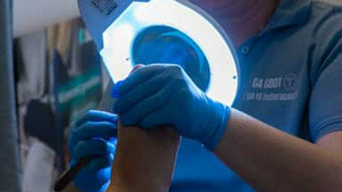 Manikür-pedikür Klinik for Fodterapi v Inger Johansen, Güney Danimarka, foto