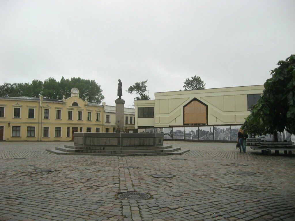 Anıt, heykel Annchen von Tharau Denkmal, Klaipeda, foto