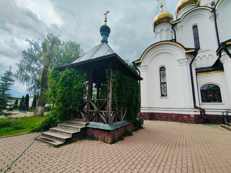 Şapel, haç anıtı The Wooden Bell Tower, Pereslavl‑Zalesski, foto
