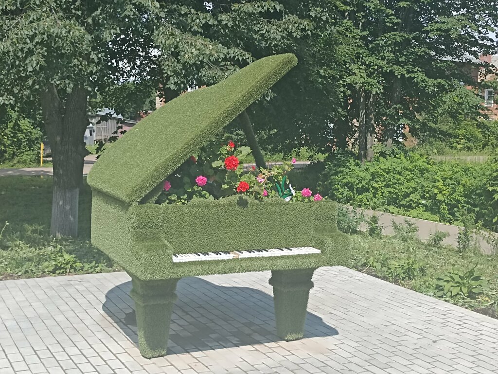 Dekorasyon ve süsleme, onur panosu Зелёный рояль, İvanovskaya oblastı, foto