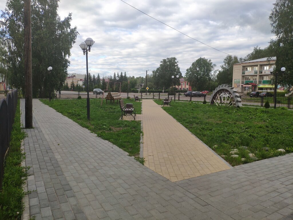 Kültür ve eğlence parkları Центральный сквер, Nijegorodskaya oblastı, foto