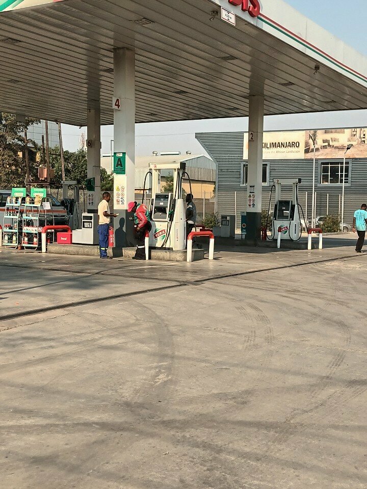 Benzin istasyonu Rubis, Lusaka, foto
