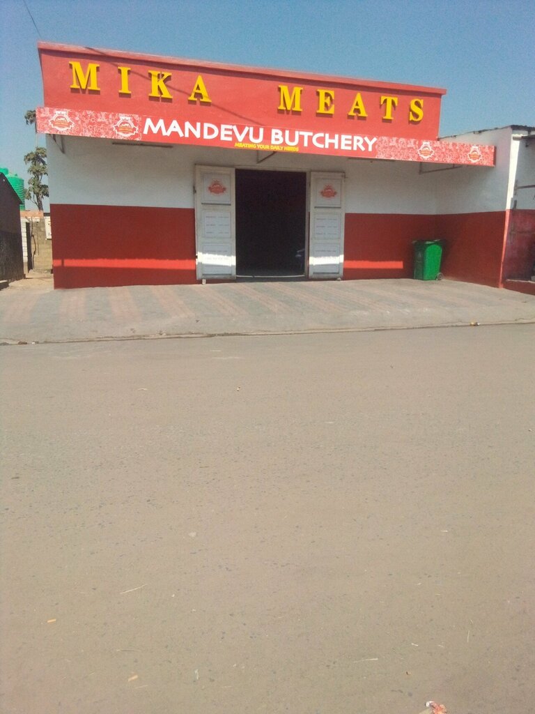 Kasap, şarküteri Mika Meats, Lusaka, foto