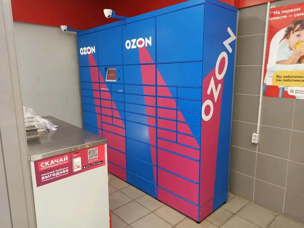 Parsel otomatı Ozon Box, Orenburg, foto
