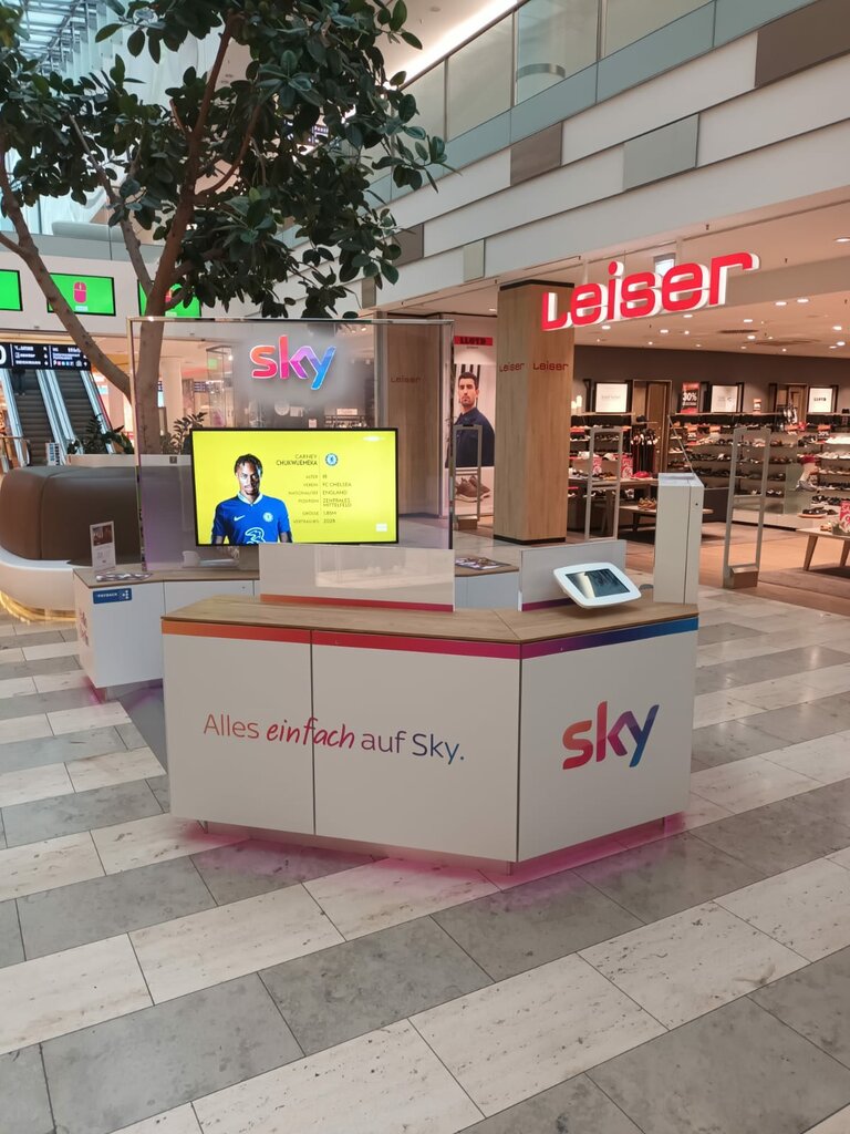 Televizyon kanalları Sky Shop, Berlin, foto