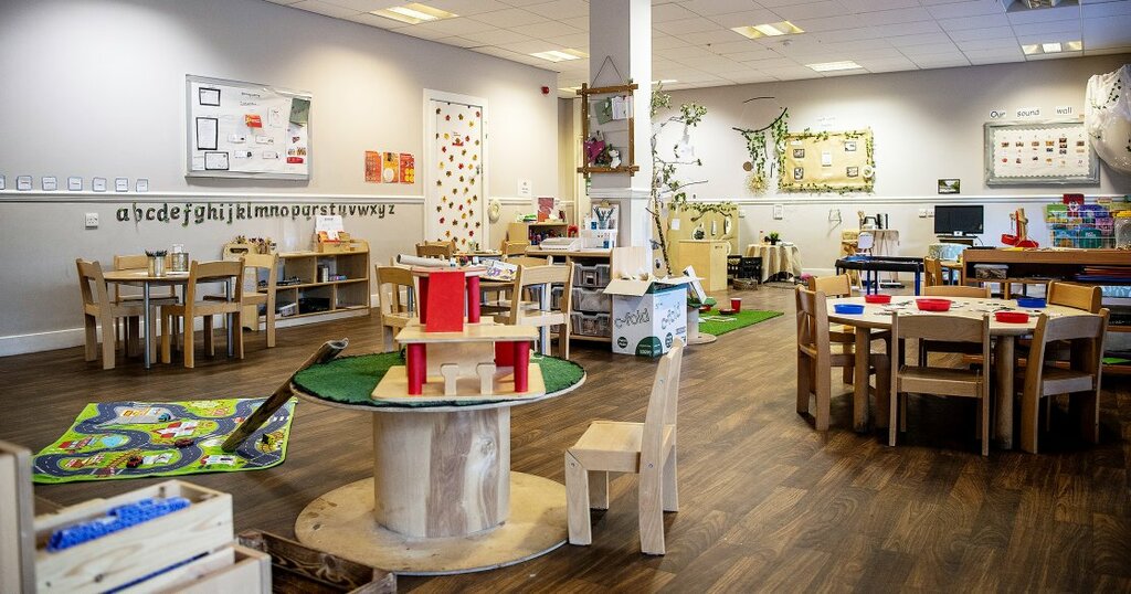 Anaokulları Busy Bees at Glasgow, Kelvin, Glasgow City Konseyi, foto