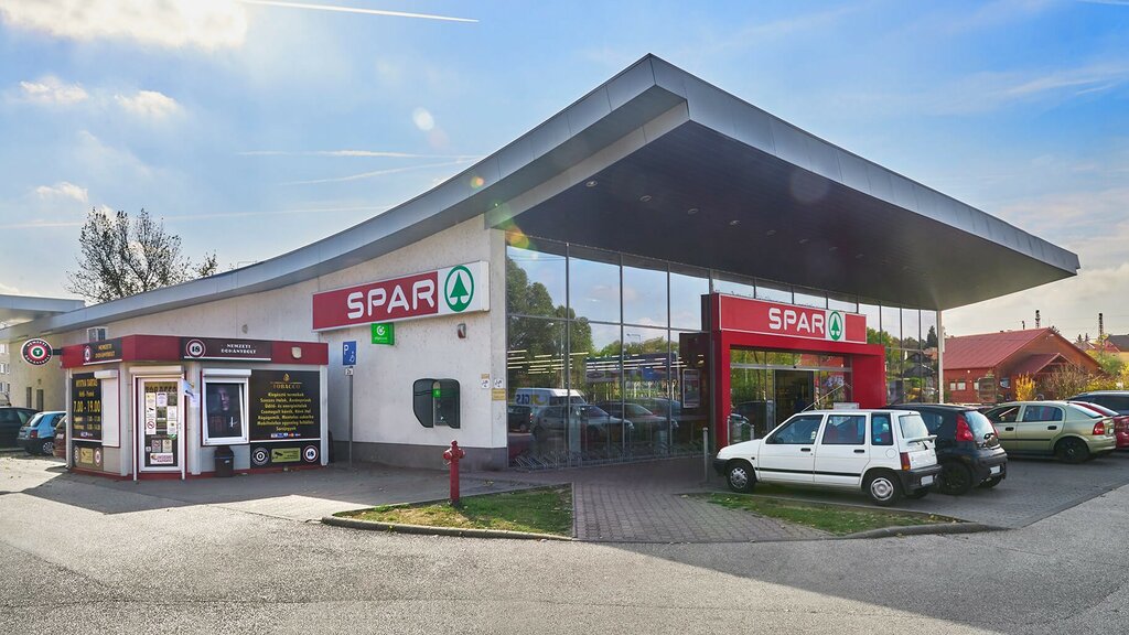 Süpermarket Spar szupermarket, Dünya, foto