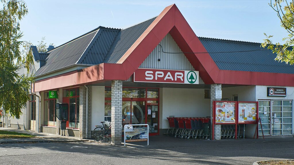 Süpermarket Spar szupermarket, Budapeşte, foto