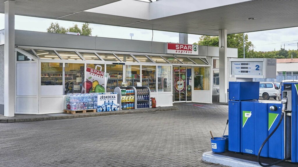 Otogaz dolum istasyonu Spar express, Eger, foto