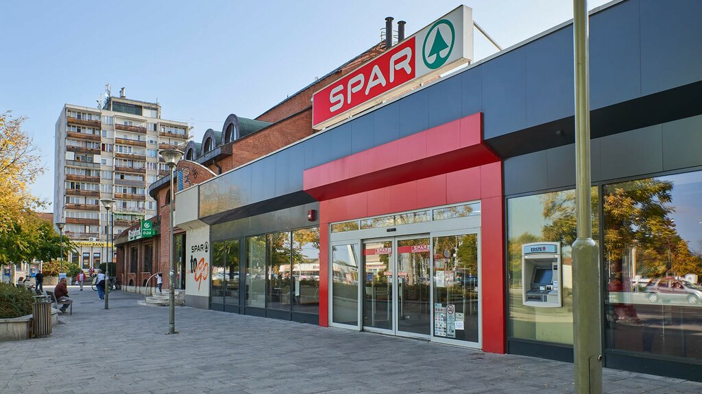 Süpermarket Spar szupermarket, Budapeşte, foto