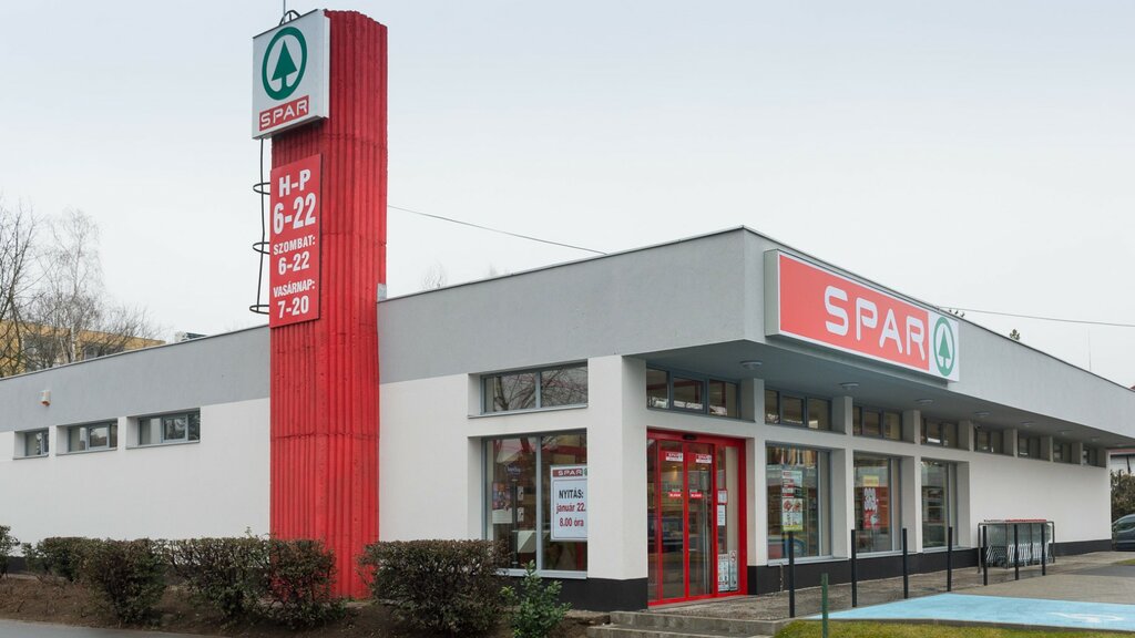 Süpermarket Spar partner, Budapeşte, foto