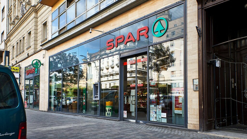 Süpermarket City Spar, Budapeşte, foto